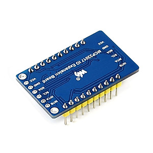 MCP23017 IO Expansion Board I2C Interface 5V/3.3V Voltage Expands 16 I/O Pins 8pcs of Boards can Stack to Use at The Same Time up to 128 I/O Pins Allows Multi I2C modules to be Stacked