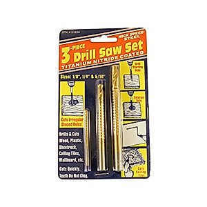 Best Way Tools - B51626 51626 High Speed Rasp Drill, 3 Piece
