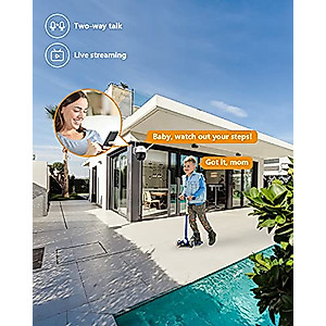 Imou Security Camera Outdoor with Floodlight and Sound Alarm, 4MP QHD Pan/Tilt 2.4G Wi-Fi Camera, IP66 Weatherproof 2.5K Bullet Camera, Full Color Night Vision IP Camera with 2-Way Talk, Cruiser