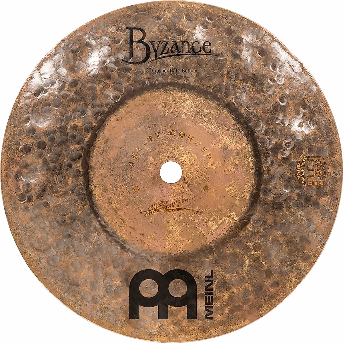 Meinl Cymbals Artist Concept Model - Benny Greb Crasher Hi-Hat Cymbal - 8 Inch