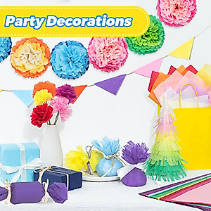 Simetufy 330 Sheets Tissue Paper for Gift Bags, 20 Colors 14 x 10 Inch Art Tissue Paper Bulk, Gift Wrapping Tissue Paper for Crafts, Holiday, Birthday, Halloween, Christmas and DIY Project