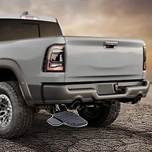 Jofynzo Rear Corner Bed Step Retractable Bumper Side Step for Ram 2500 3500 2019 2020 2021 Replace 82215842AH 82215842AD 82215842AE 82215842AC