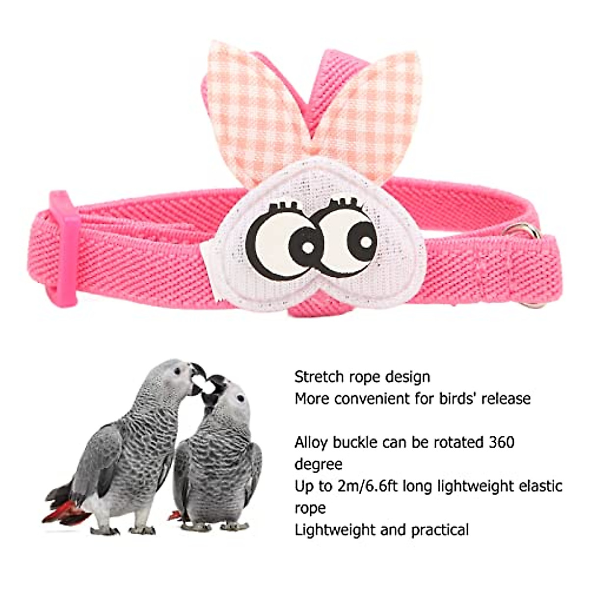 Bird Flying Rope Bird Foot Chain Pet Bird Harness Leash Ultra Light Bird Traction Rope for Training M