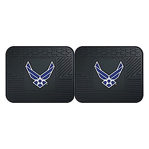 FANMATS - 16945 Fanmats Military 'Air Force' Utility Mat - 2 Piece 14"x17"