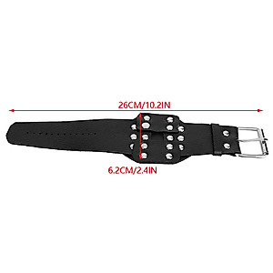 OUKENS Fish Shooting Wrist Strap, PU Steel Archery Fishing Reel Hunting Slingshot Hand Guard Shooting Wrist Strap Wristbands Fishing Reel Accessories for Shooting Fish