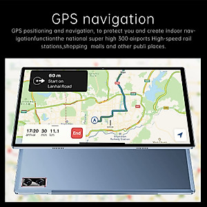 PC Gaming Tablet, 10 Inch Tablet, Octa Core Processor Dual Cameras 6GB 128GB 2.4G 5G for 11 IPS HD Touchscreen Blue Tablet Work, Study, Writing, Painting