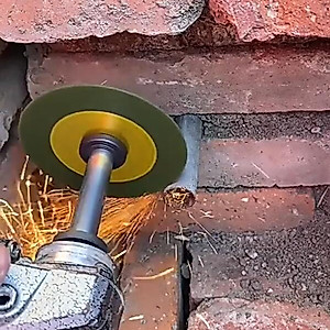 Luo ke 5/8'' - 11 Thread Angle Grinder Extension Connecting Rod - Heavy Duty Stainless Steel Extender Shaft Extension Set Polishing Pad Holder for Rotary Polisher Car Polisher Electric Polisher