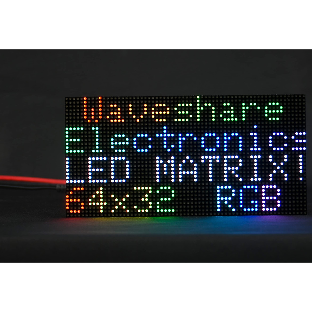 64x32 2048 RGB Full Color LED Matrix Panel 2.5mm Pitch P2.5, Display Text/Colorful Image/Animation Adjustable Brightness Chainable Design,Compatible with Raspberry Pi / Raspberry Pi Pico / ESP32
