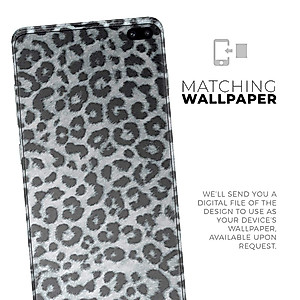 DesignSkinz Real Leopard Animal Print Protective Vinyl Decal Wrap Skin Cover Compatible with The Samsung Galaxy S20 (Screen Trim & Back Glass Skin)