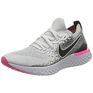 Nike Epic React Flyknit 2 Women's Running Shoe White/Black-Hyper Pink-Blue Tint 6.5