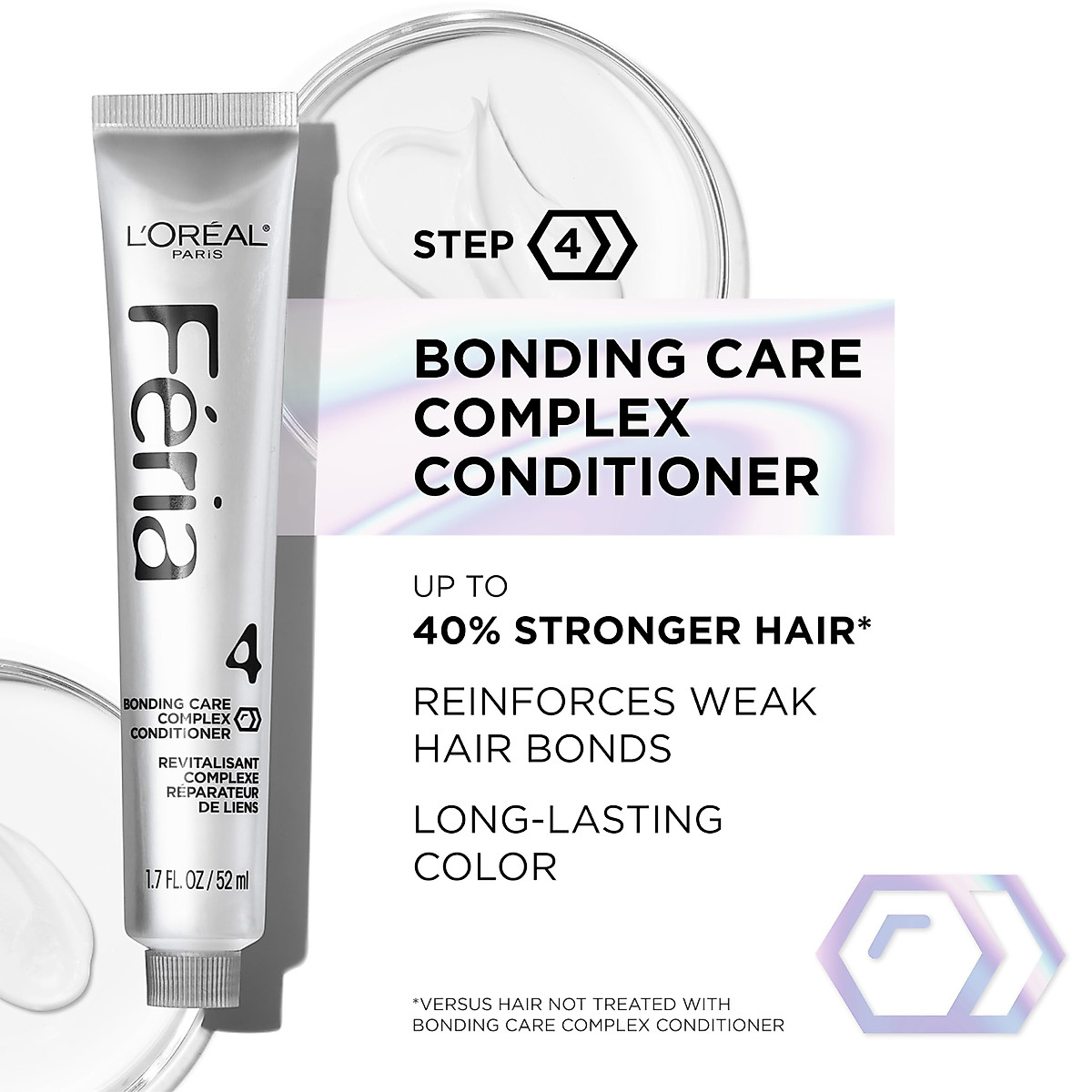 L'Oreal Paris Feria Multi-Faceted Shimmering Permanent Hair Color, 521 Cool Amethyst, Pack of 1 Hair Dye Kit