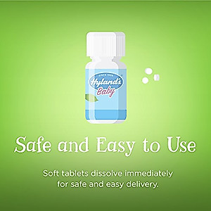 Hyland’s Baby Calming Tablets Natural Symptom Relief Fussy and Sleepless Babies, 125 Count