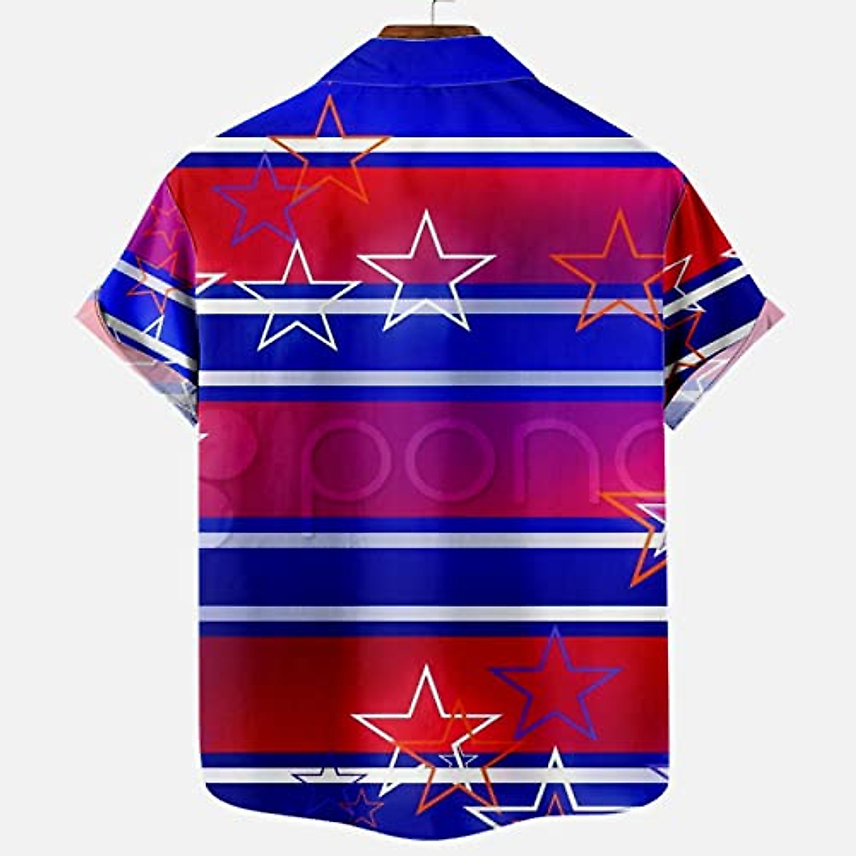 Lastesso Mens Beach Shirt Beach Clothes Mens Beach Shirt Hawaiian Shirts for Men Hawaiian Shirts for Men Red 2XL