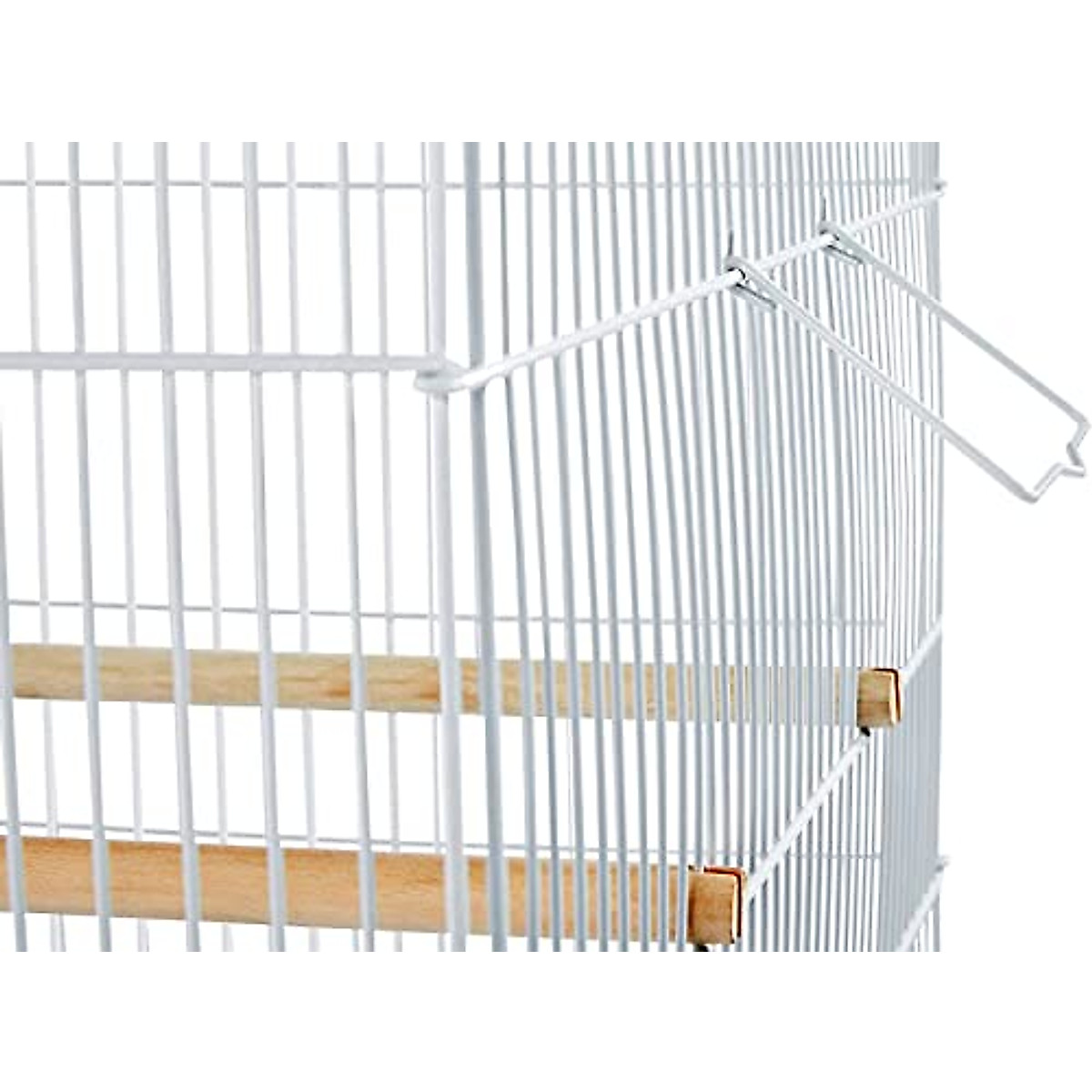 Lot of 6 Aviary Breeding Bird Finch Parakeet Aviary Canary Lovebird Budgie Flight Cage 24"x16"x16"H (White)