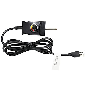 Electric Smoker Grill Heating Element Replacement Part with Adjustable Thermostat Controller for Masterbuilt Smokers & Turkey Fryers 1500W