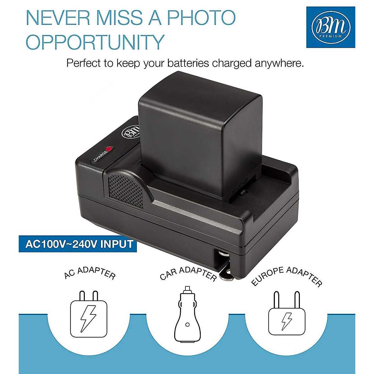 BM BP-828 Battery and Charger for Canon VIXIA HF G50 HF G60 HF G70 XA40 XA45 XA50 XA55 XA60 XA65 XA70 XA75 GX10 HF G20 HF G21 HFG30 HFG40 HFM40 HFM41 HFM400 HFS200 XA10 XA11 XA15 XA20 XA25 XF400 XF405