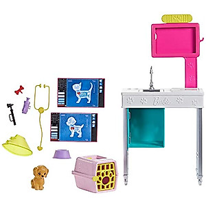 Barbie Career Places Playsets - Pet Vet Office, Multi