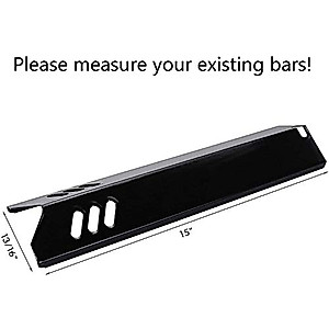 Hisencn 57 Inch Heavy Duty Gas Grill Cover and Grill Heat Plates Cooking Grid for DynaGlo DGF510SBP, DGF510SSP, DGF510SSP-D