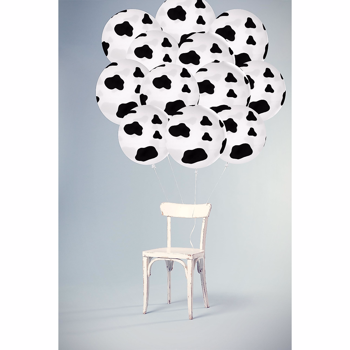 Latex Cow Print Balloons - Birthday Party balloons, Farm Theme, Party Supplies (12)