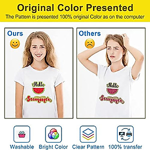 Splendidcolor DTF Ink 250ML 6 Pack Premium DTF Ink Water Base Digital Inkjet Ink Refill for Direct to Film Printers with Epson Printhead L1800 L805 R1390 4720 I3200 XP600 DX7 DX5 5113.…