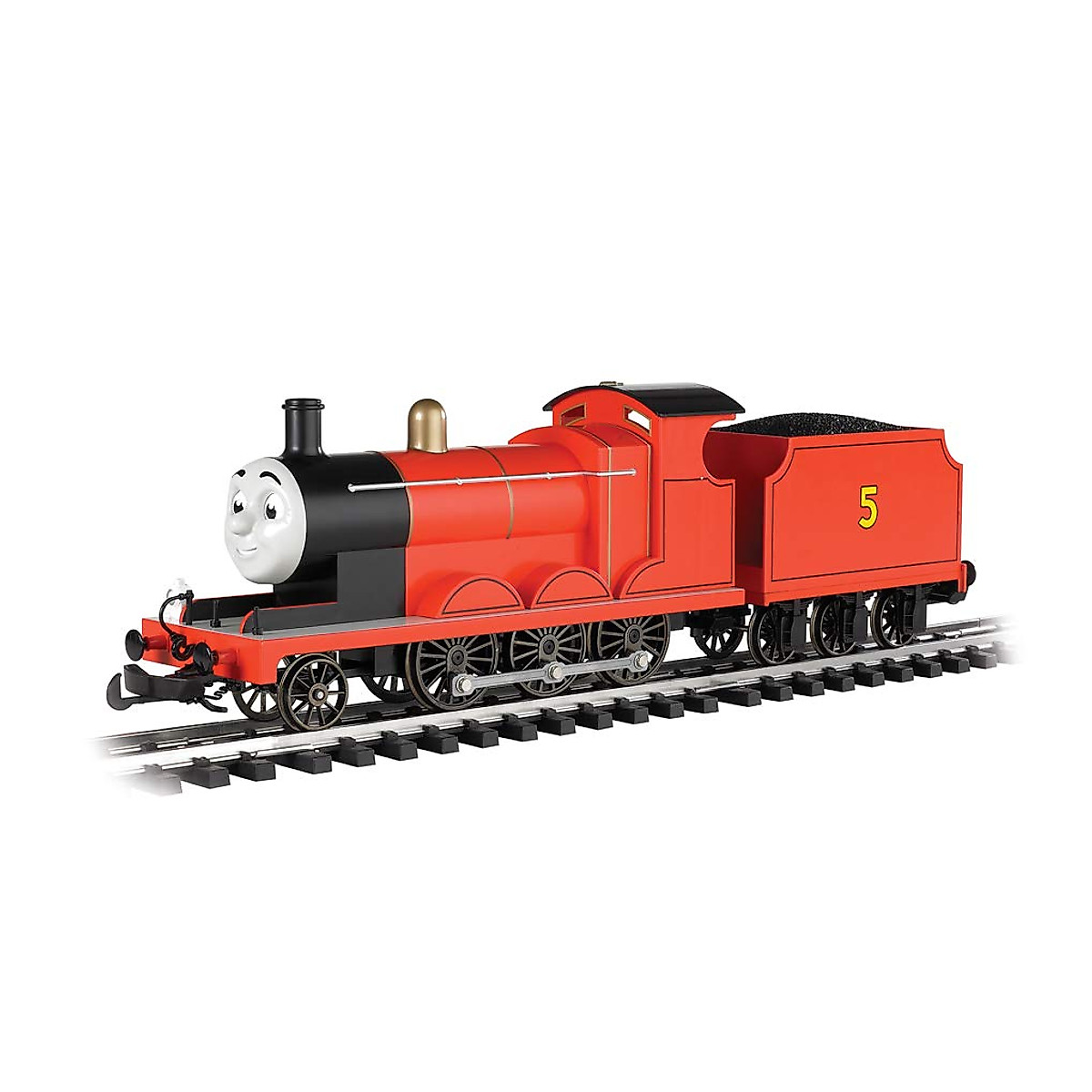 Bachmann Trains - THOMAS & FRIENDS - JAMES THE RED ENGINE (with moving eyes) - Large "G" Scale