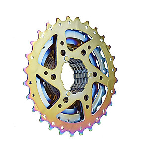 VG SPORTS 8 Speed Cassette 11-25T/11-28T/11-32T/11-36T/11-40T/11-42T for Road Bike/MTB Cassette, Bike Cassette Compatible with Shimano/Sram