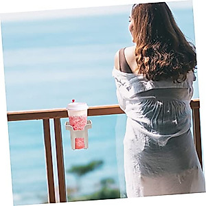 PLAFOPE Accessories Poolside Dink Outdoor Holders Drink Cup Refreshing Mug Ground Holder Hanging Rack for Drinks Beverage Pool Above Storage Garden Supplies Swimming Party