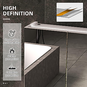 kleankin Lighted Medicine Cabinet with Mirror, 26" x 36" Wall Mounted Bathroom Mirror with Storage, 3-Color Bathroom Wall Cabinet with USB Charge, Adjustable Shelf, High Gloss White