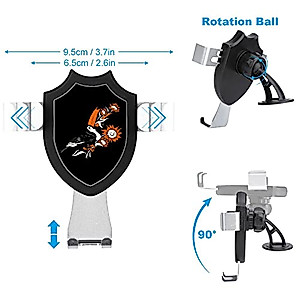 Sunflower Toucan Car Phone Holder Mount Universal Cellphone Vent Clamp for Dashboard Windshield Stand