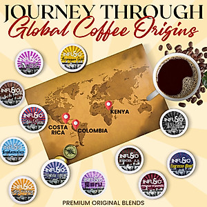 96 Count Variety (12 Amazing Blends), Single serve Coffee Pods for Keurig K Cup Brewers - Premium Roasted Coffee (Variety, 96 Compatible with 2.0)...