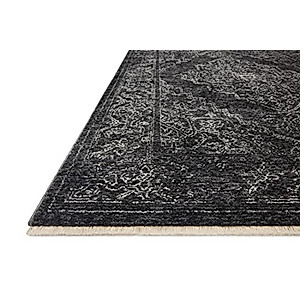 Loloi II Vance Collection Charcoal/Dove 2'-7" x 8'-0" Runner Rug