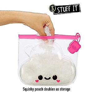 Fluffie Stuffiez Cloud Small Collectible Feature Plush - Surprise Reveal Unboxing with Huggable ASMR Fidget DIY Fur Pulling, Ultra Soft Fluff