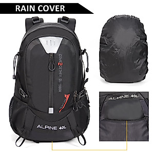 MIAZIB Leather Sling Bag for Men Chest Crossbody Bag Water Resistant Lightweight Sling Bag for Hiking Travel (Black)