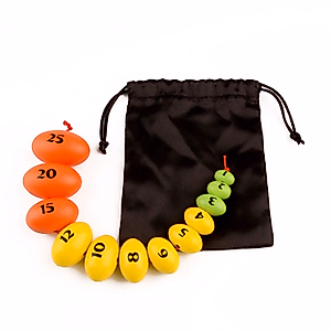 Wooden Prader Orchidometer, Prader Balls, Endocrine Rosary for Measuring Testis Scale in Clinic/Hospital for Endocrinologist and Pediatrician