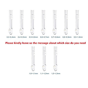 1835 Ubbelohde Viscometer Glass Capillary Viscosity Meter (0.3-0.4mm)