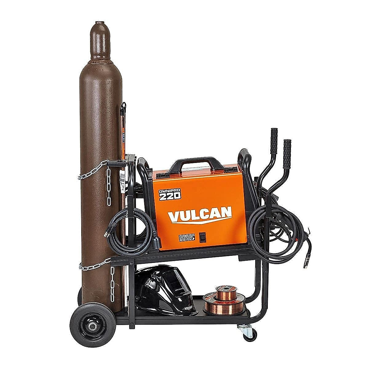 HFT Vulcan 350 Lbs. Capacity Welding Cart with Rugged Two-tier Shelf Vulcan