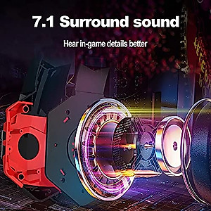 Nxt Level Python Fly G9000 Max Ultralight Stereo Professional Gaming Headset 7.1 Bass Surround Sound with Noise Cancellation Microphone for PS5 PS4 Xbox Controller Mobile Phone PC (White Green)