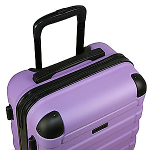 Hipack Hardside 3-Piece Spinner Luggage Set, Lavender, One_Size