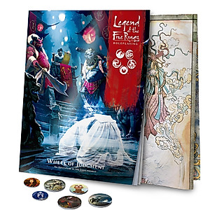 Fantasy Flight Games Legend of The Five Rings Roleplaying Game Wheel of Judgement Expansion - Adventure Game, Strategy Game for Adults, Ages 14+ 3-5 Players, 2 Hour Playtime, Made by Edge Studio