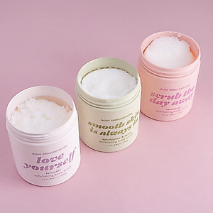 Body Prescriptions Exfoliating Body Scrub – Body Cleanser for Nourished, Ultra-Smooth Skin, Lavender, Rosewater, Eucalyptus & Mint