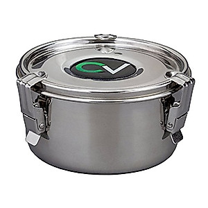 CVault Humidity Control Airtight Stash Container by - Size: Large (2-8g Boveda Packs Included)