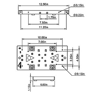 Plastic Mailbox Mounting Bracket, PLMB0060