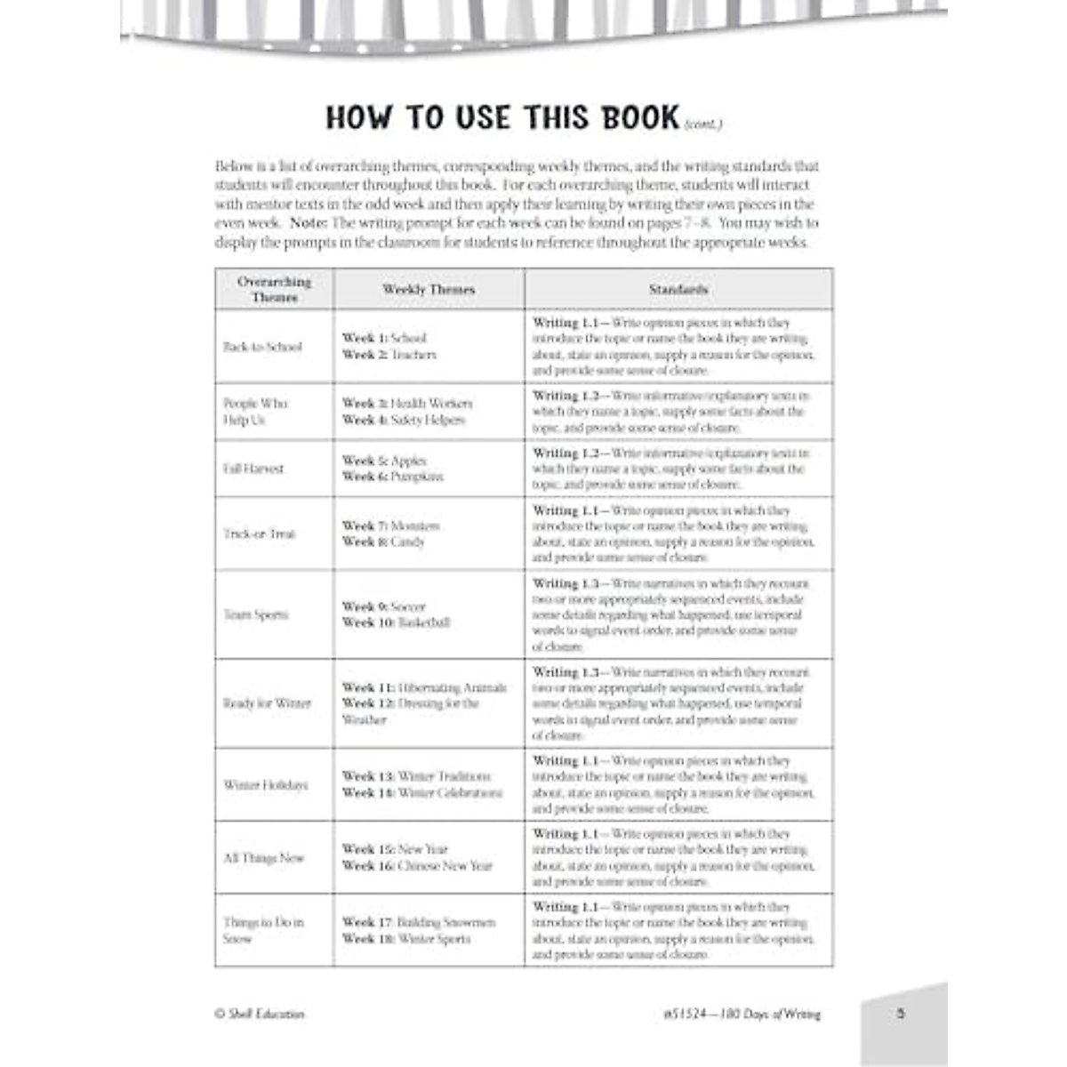 180 Days of Writing for First Grade - An Easy-to-Use First Grade Writing Workbook to Practice and Improve Writing Skills (180 Days of Practice)
