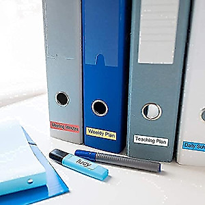 Labelife Compatible Label Tape Replace for Brother P Touch M-K231 M Tape White 12mm 1/2 0.47 M231 MK231 M-231 Bundle with M Tapes Colorful for Brother PTouch PT-M95 PT-70 PT-65 PT-45, Total 10 Pack