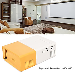 Mini Pocket Projector TFT LCD 1080P 1920x1080 Multimedia Theater Video Movie Projector with AV VGA HDMI USB for Office Home Phone PS4 PS5 TV Box, 24 to 60 Inches Projection