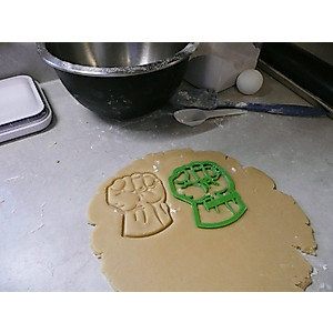 INSPIRED BY HULK FIST SUPERHERO CHARACTER COOKIE CUTTER BAKING TOOL MADE IN USA PR463