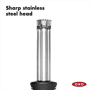 OXO Good Grips Apple Corer,1 EA, Silver/Black