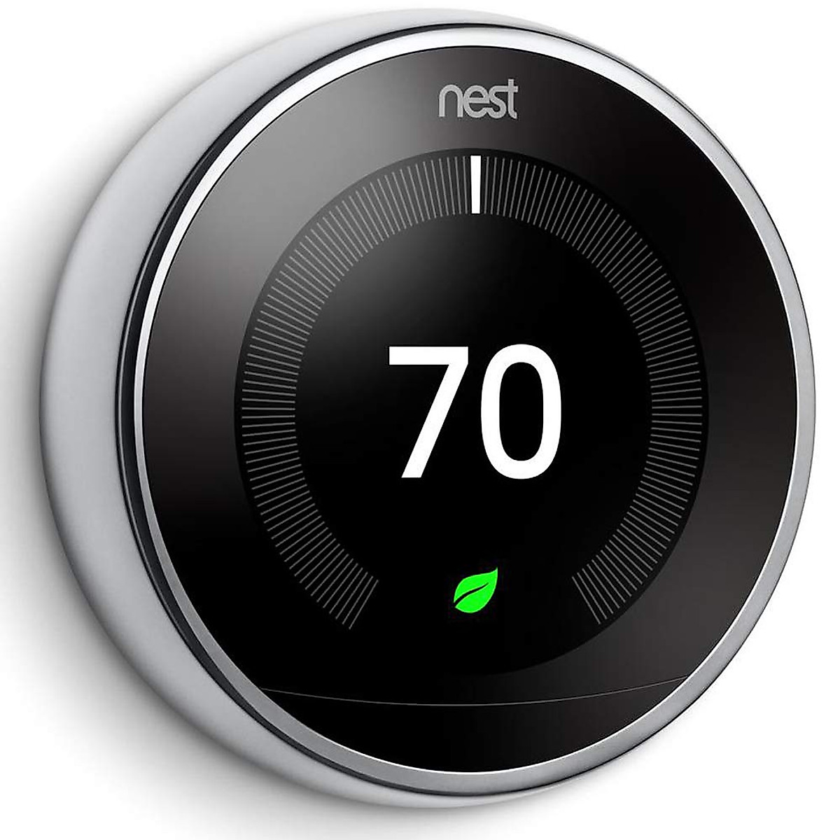 Google Nest T3019US Learning Thermostat 3rd Gen Smart Thermostat, Polished Steel Bundle with 2-Pack Deco Gear WiFi Smart Plug