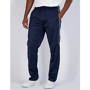 3 Pack: Mens Sweatpants Open Bottom Baggy Track Pants Active Athletic Workout Gym Training Tech Fleece Tapered Slim Tiro Tricot Wide Leg Sports Running Casual Quick Dry Fit Soccer Casual-Set 6,L