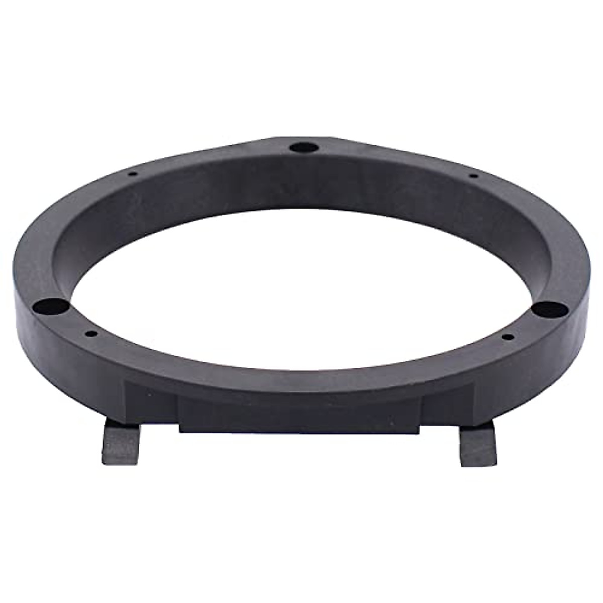 XtremeAmazing Car Front Rear Stereo Door Speaker Adapter Mounting Plates 6.5/6.75 Inch Spacer Rings Bracket with Harness Set of 2